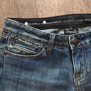 Express | Jeans | Rerock For Express Jeans With Brown Pocket Detail ...
